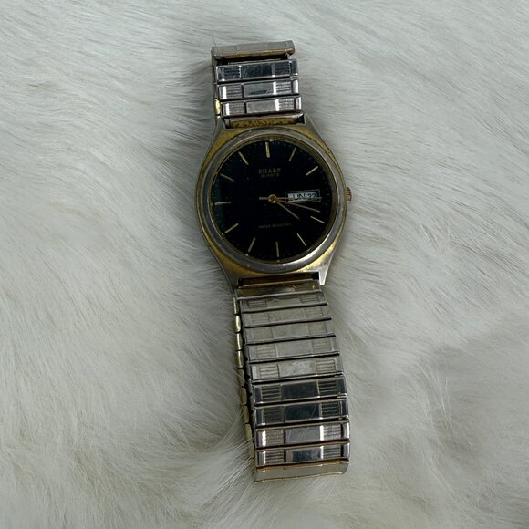 Sharp | Accessories | Vintage Sharp Quartz Japan Movement Spiedel Band ...